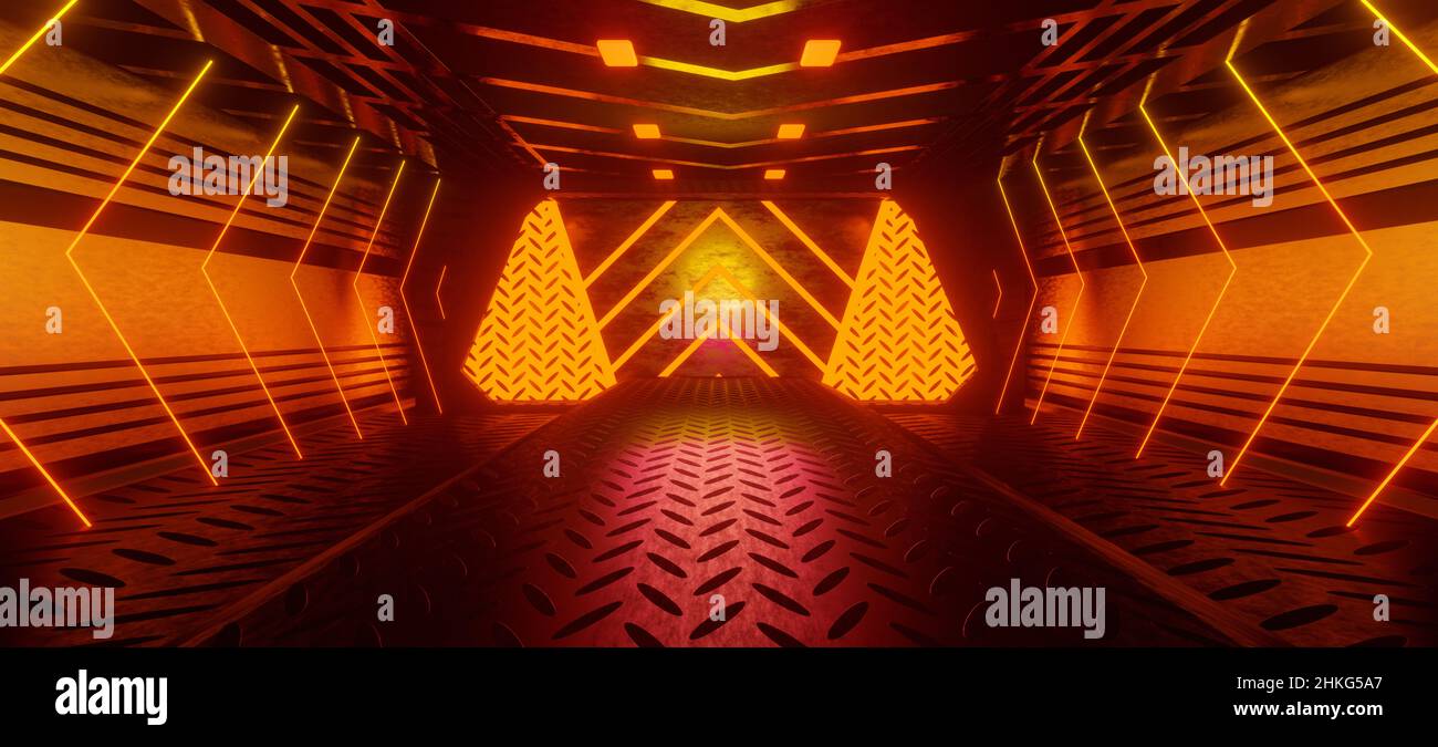 Interdimensional Alien Interior Empty Studio Laser Glowing with ...