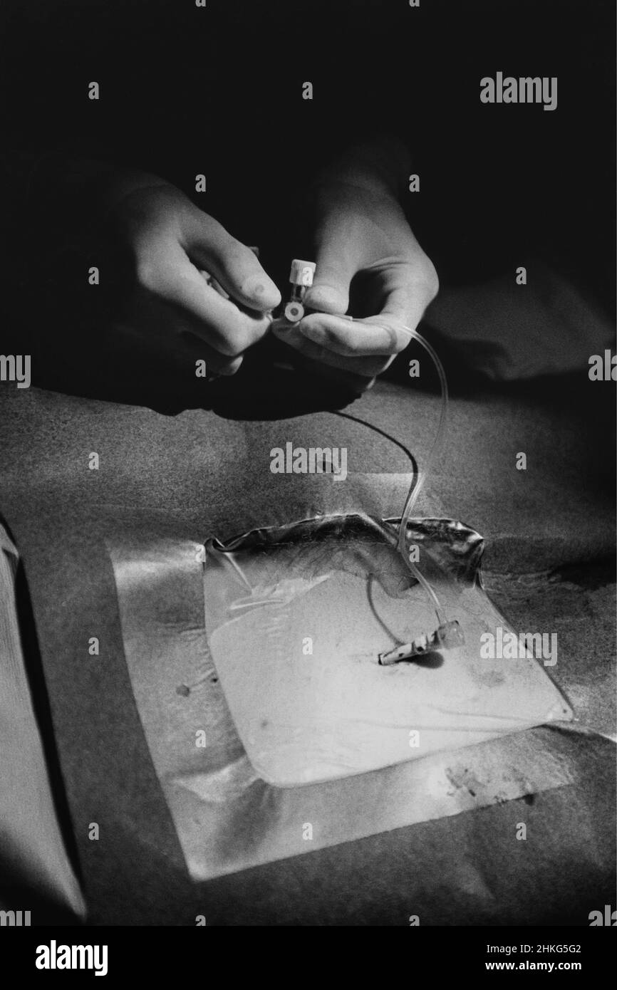 Preparation hand Black and White Stock Photos & Images - Alamy