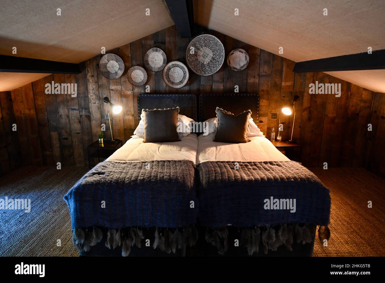 Lion Lodge at Port Lympne Animal Reserve, Kent UK Stock Photo - Alamy