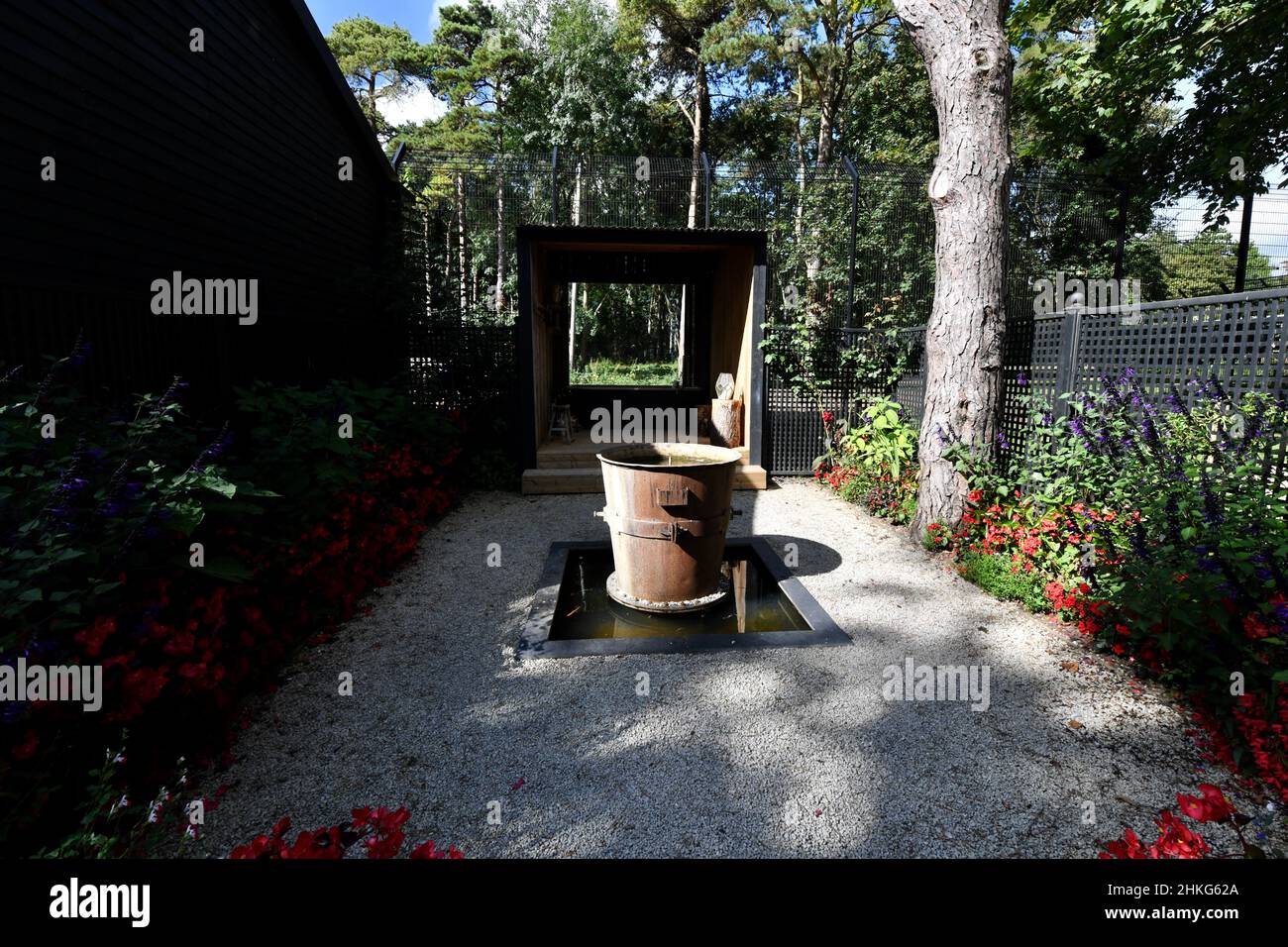 Lion Lodge at Port Lympne Animal Reserve, Kent UK Stock Photo - Alamy