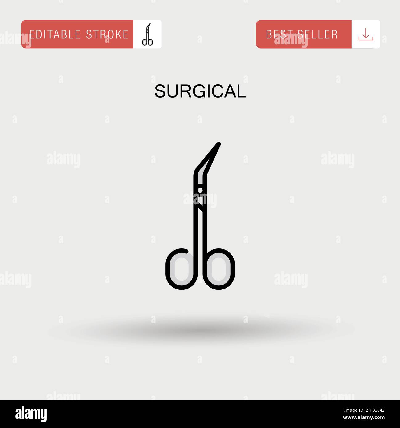 Surgical Simple vector icon Stock Vector Image & Art - Alamy