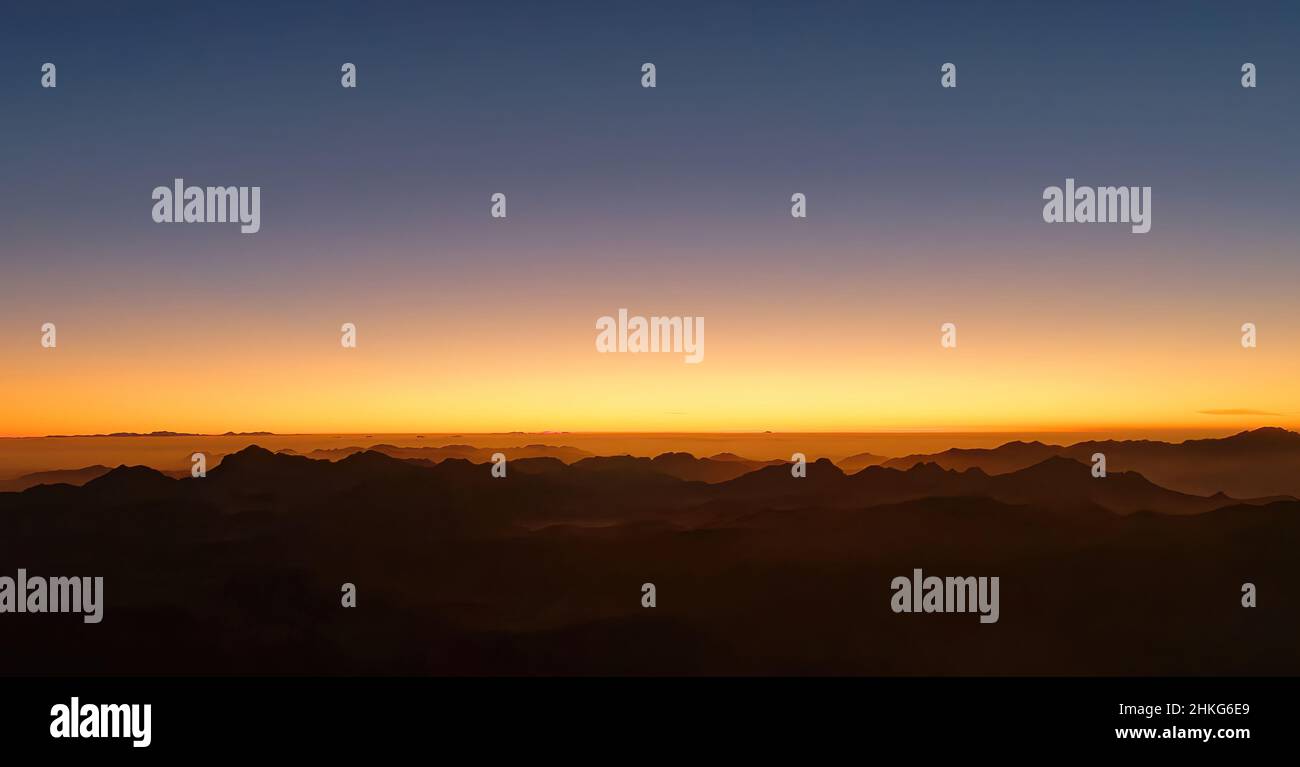 Amazing sunset egypt sinai mountains hi-res stock photography and ...