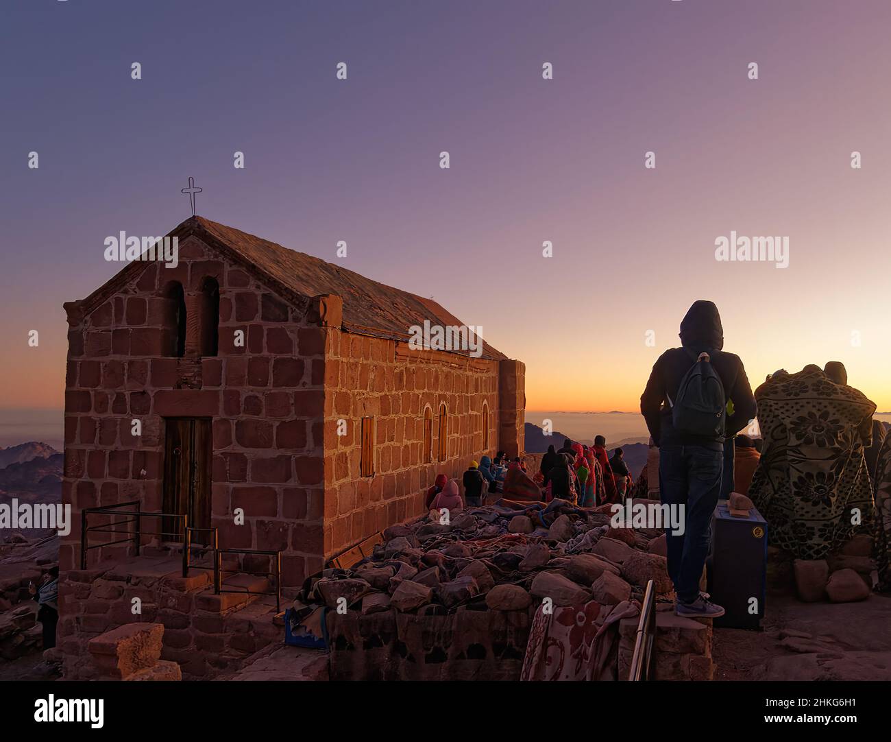 Chapel on mount sinai egypt hi-res stock photography and images - Alamy