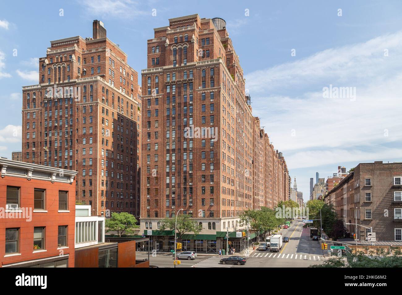 London Terrace apartment building complex in New York Cit Stock Photo ...