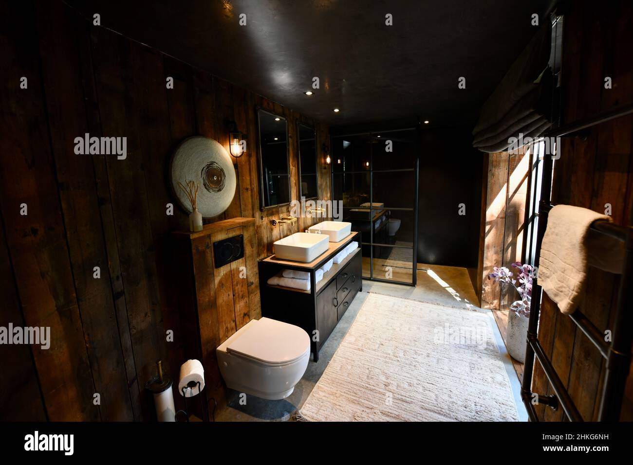 Lion Lodge at Port Lympne Animal Reserve, Kent UK Stock Photo - Alamy