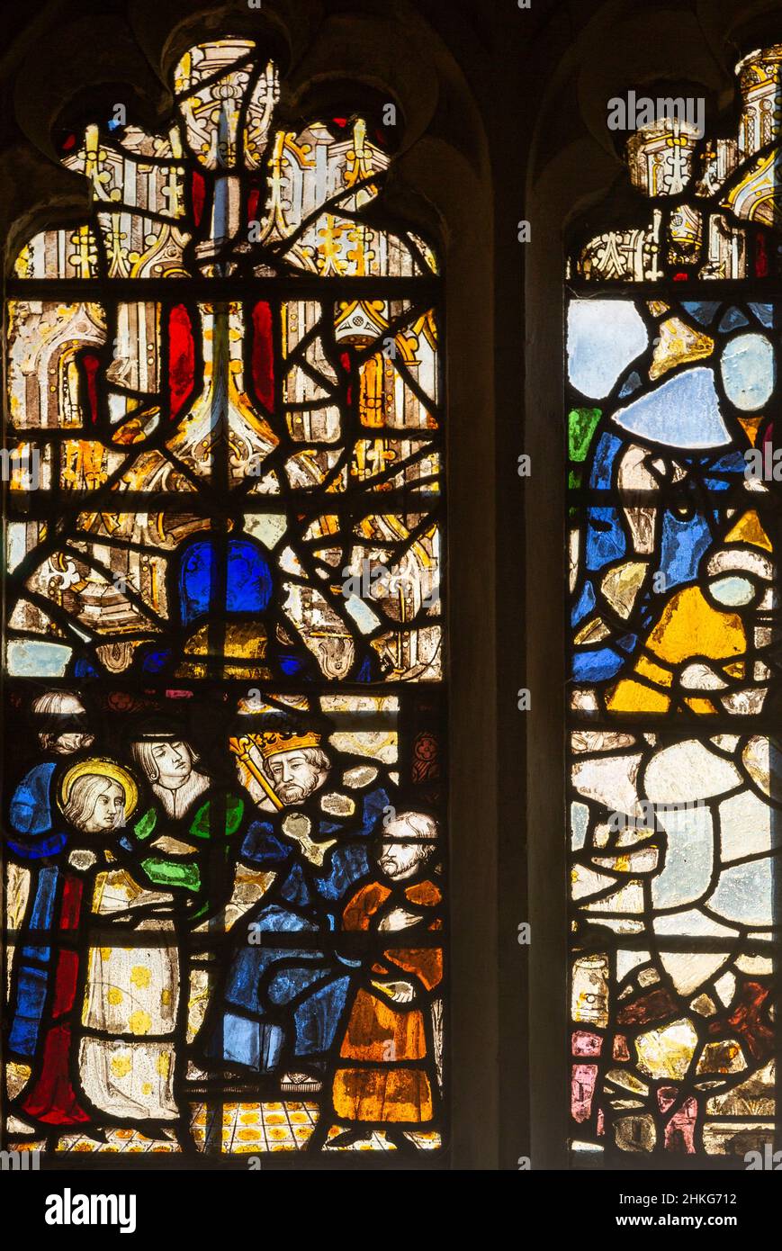 Medieval stained glass images hi-res stock photography and images - Alamy