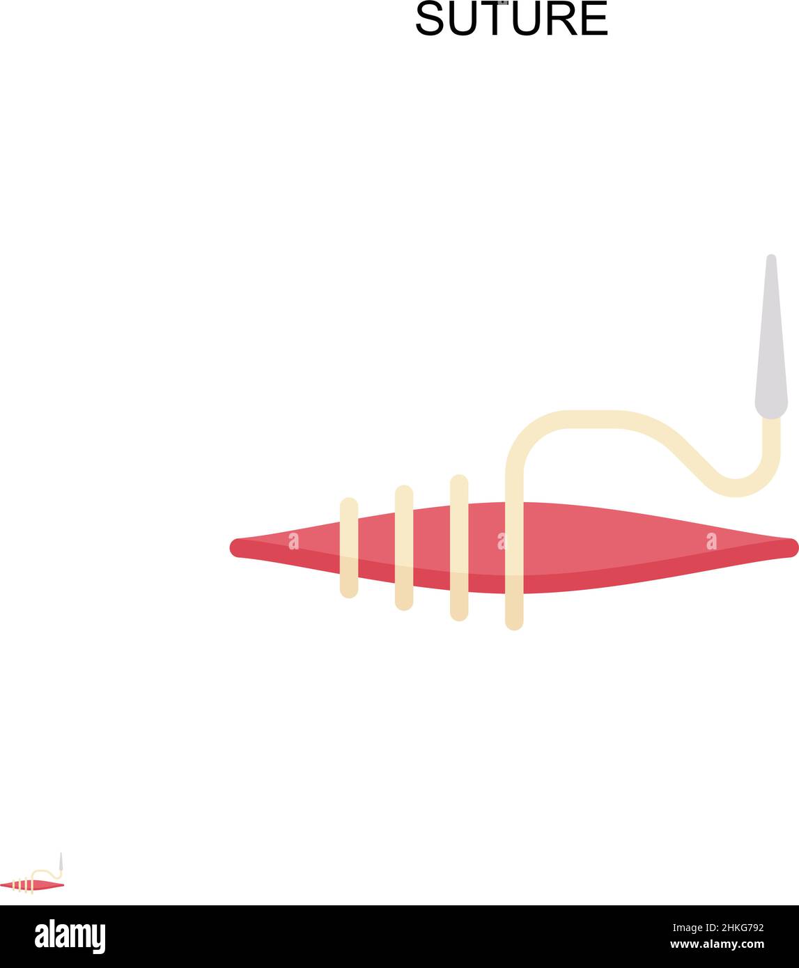 Wound suturing Cut Out Stock Images & Pictures - Alamy