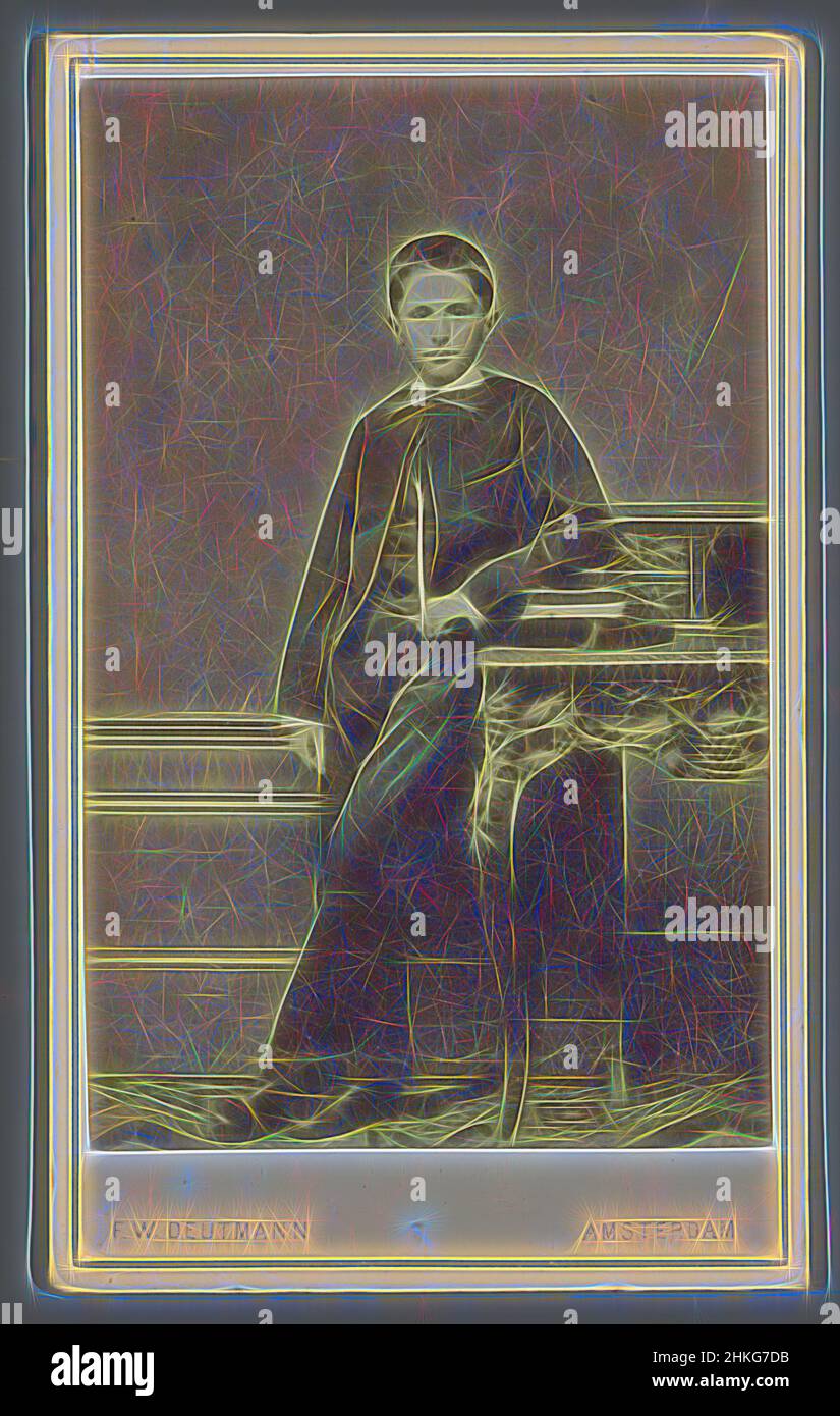 Inspired by Portrait of an unknown boy, standing next to a table, Franz ...