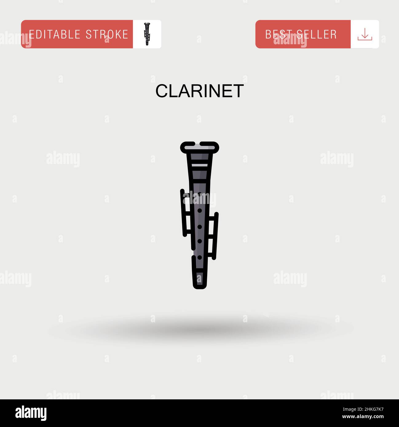 Clarinet icon hi-res stock photography and images - Alamy