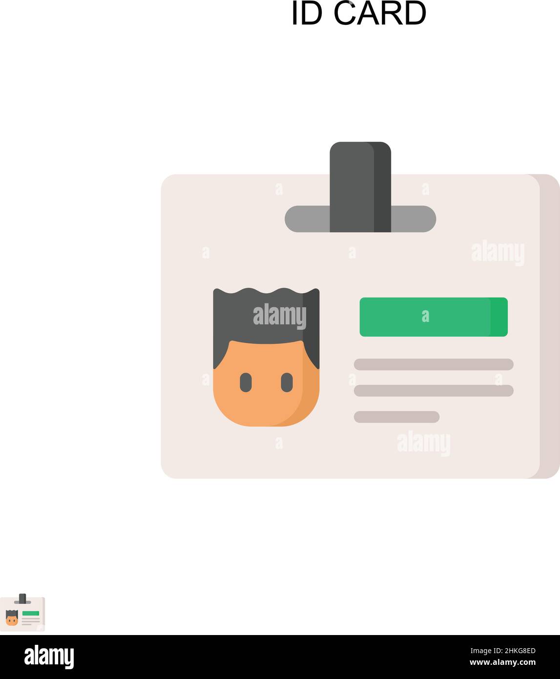 Id card symbol Stock Vector Images - Alamy