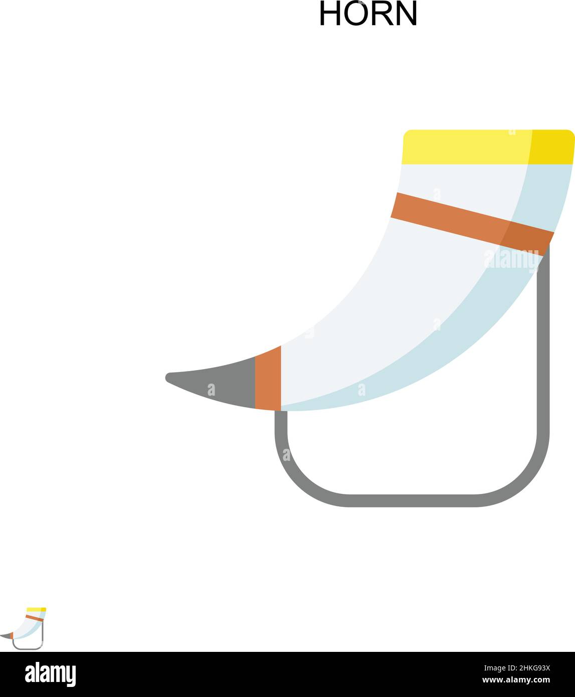 Horn symbol hi-res stock photography and images - Alamy