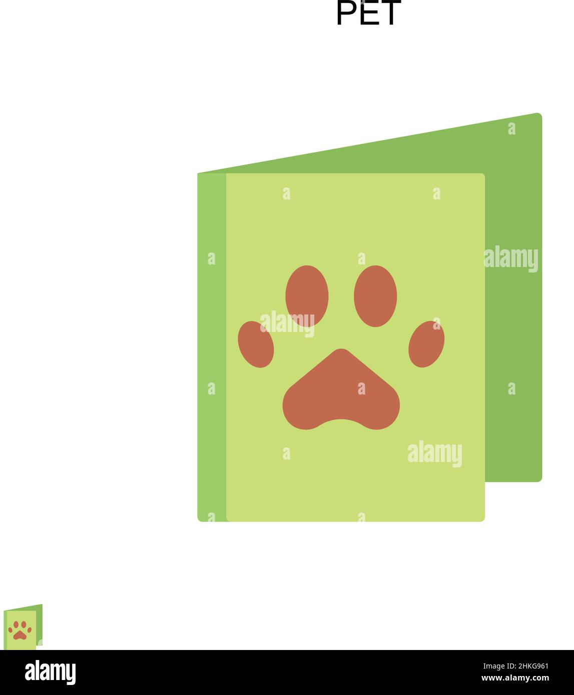 Pet Simple vector icon. Illustration symbol design template for web ...