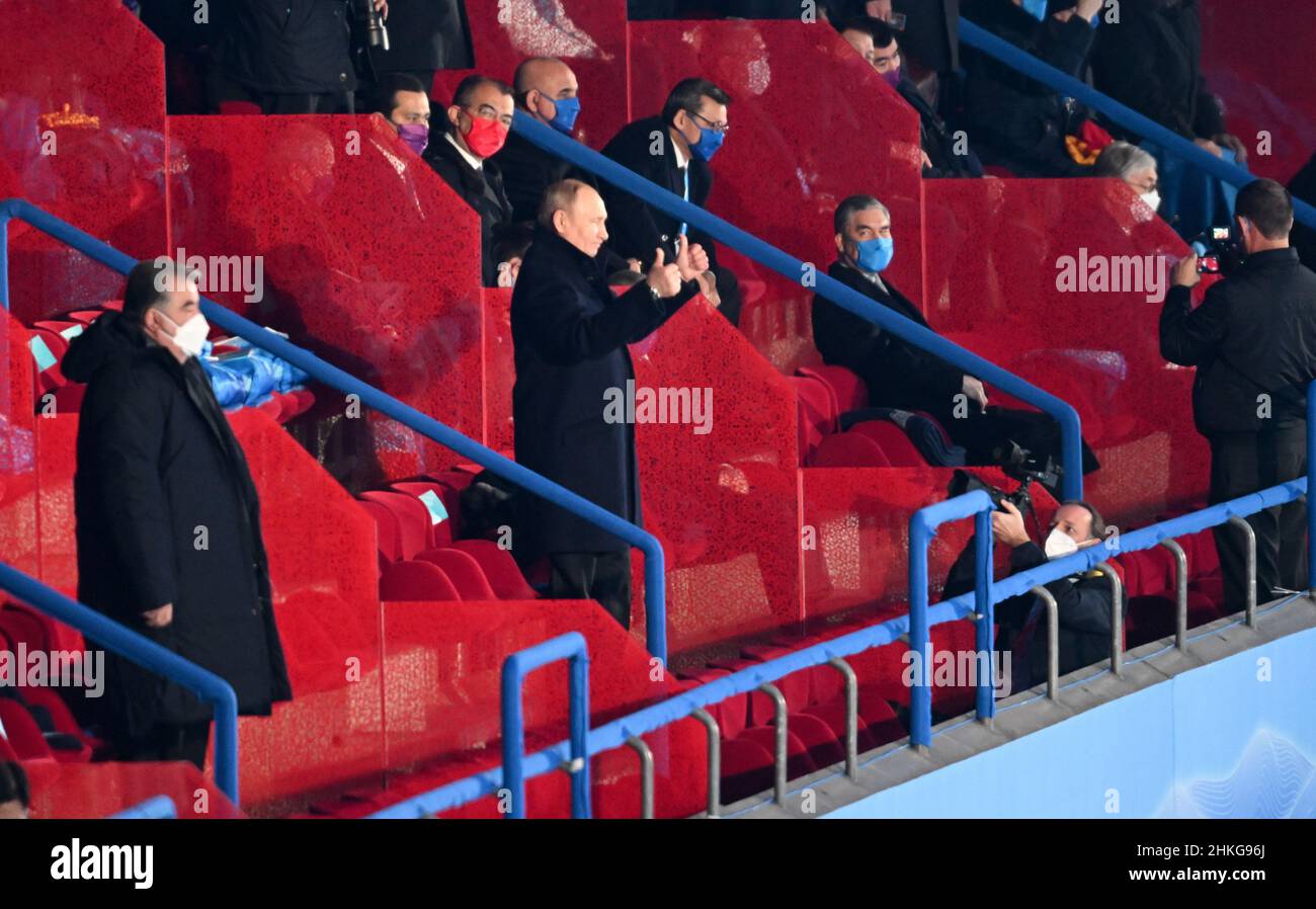 Russian President Vladimir Putin attends the opening ceremony of the ...