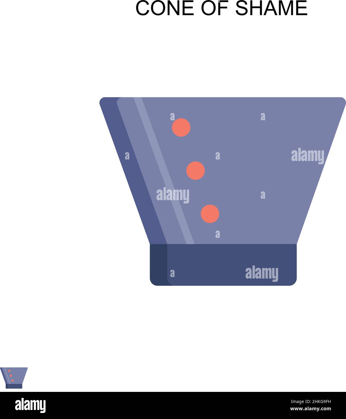 Cone shame Cut Out Stock Images & Pictures - Alamy