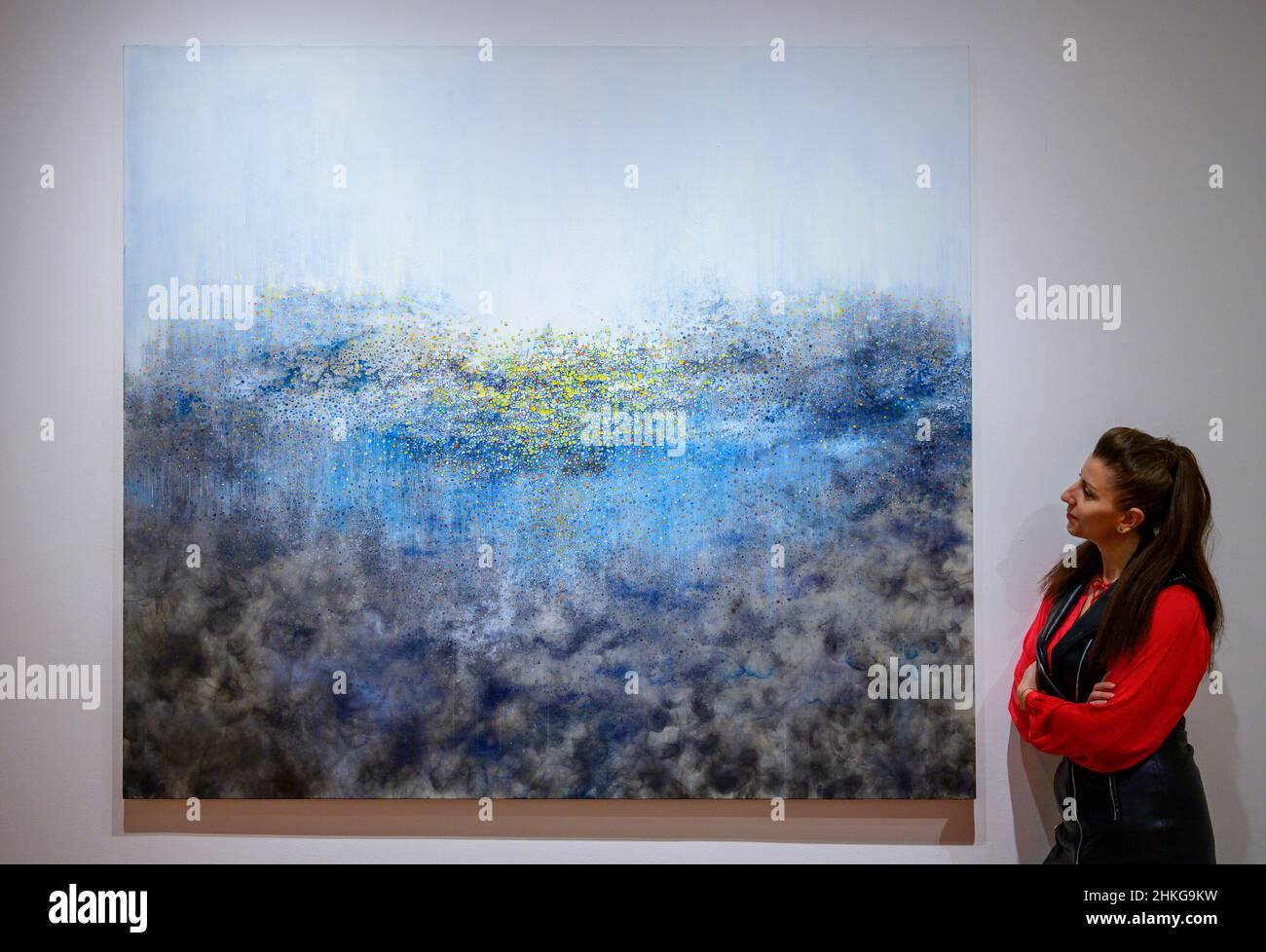 October Gallery, London, UK. 4th Feb, 2022. Expanding Horizons (3 Feb ...