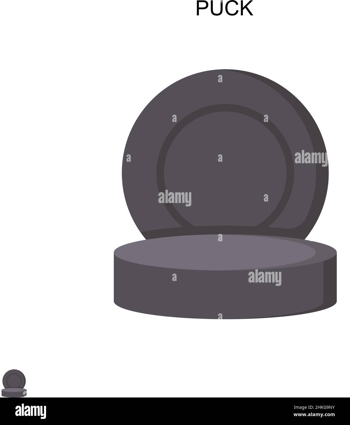 Game puck Stock Vector Images - Alamy