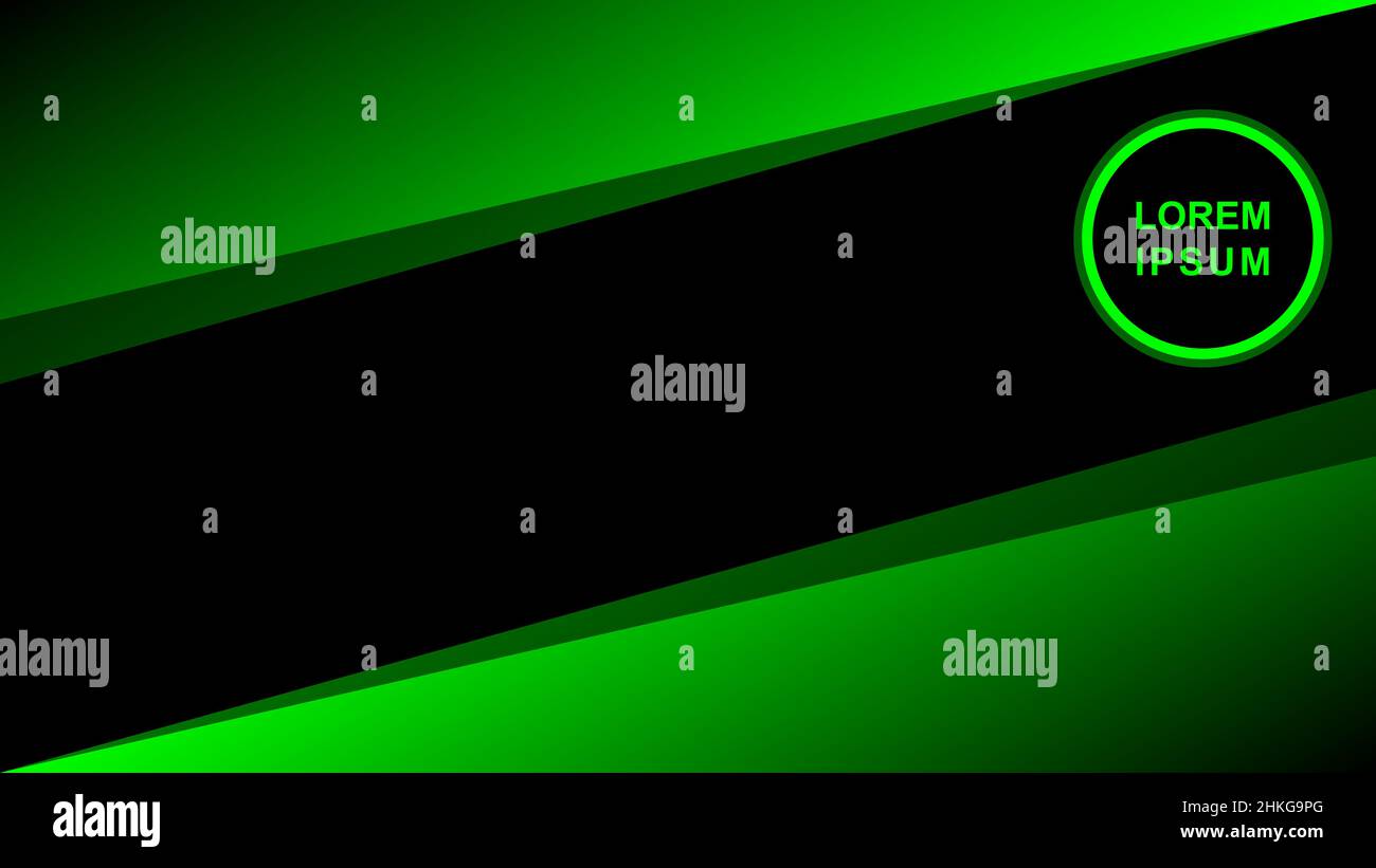 Bright dark green color technology abstract background Stock Vector ...