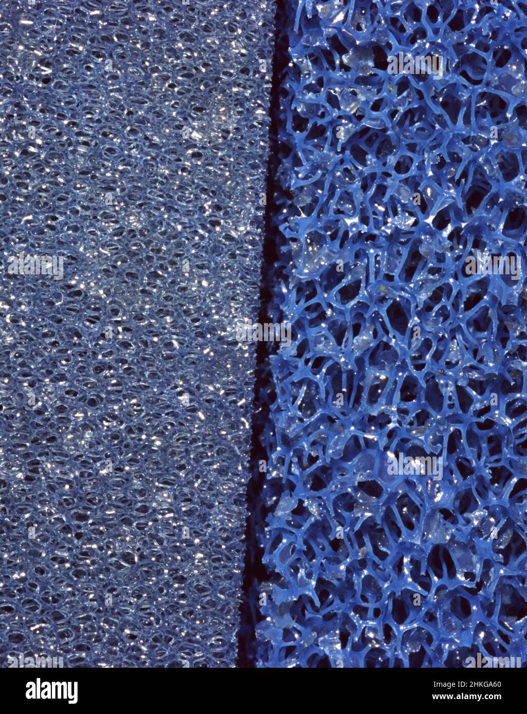 Sponge filter cartridge for aquarium filtation with different porosity ...