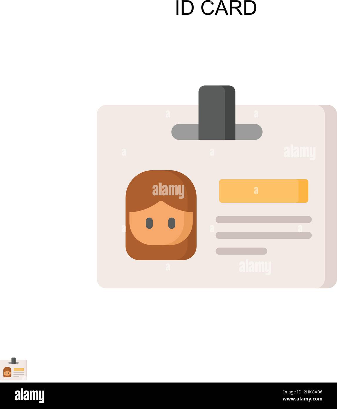 Id card symbol Stock Vector Images - Alamy