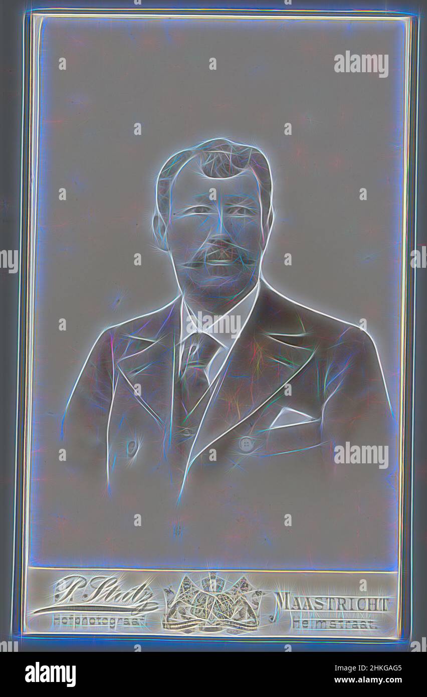 Inspired by Portrait of an unknown man, P. Stutz, Maastricht, 1888 ...