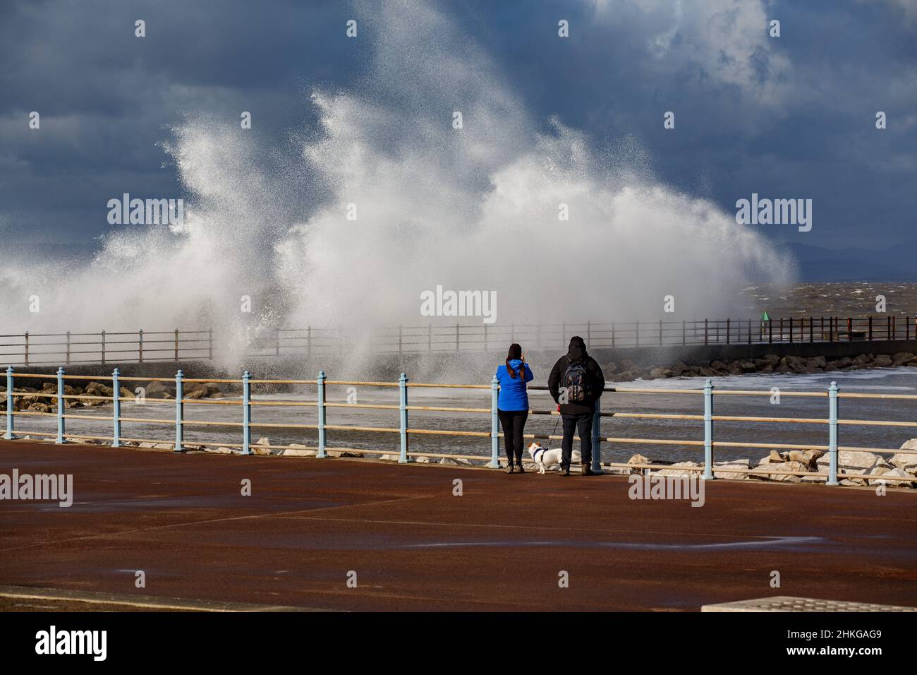 Morcambe bay storm hi-res stock photography and images - Alamy