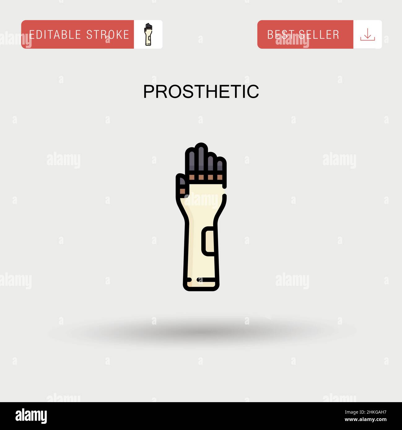 Prosthetic arm design Stock Vector Images - Alamy
