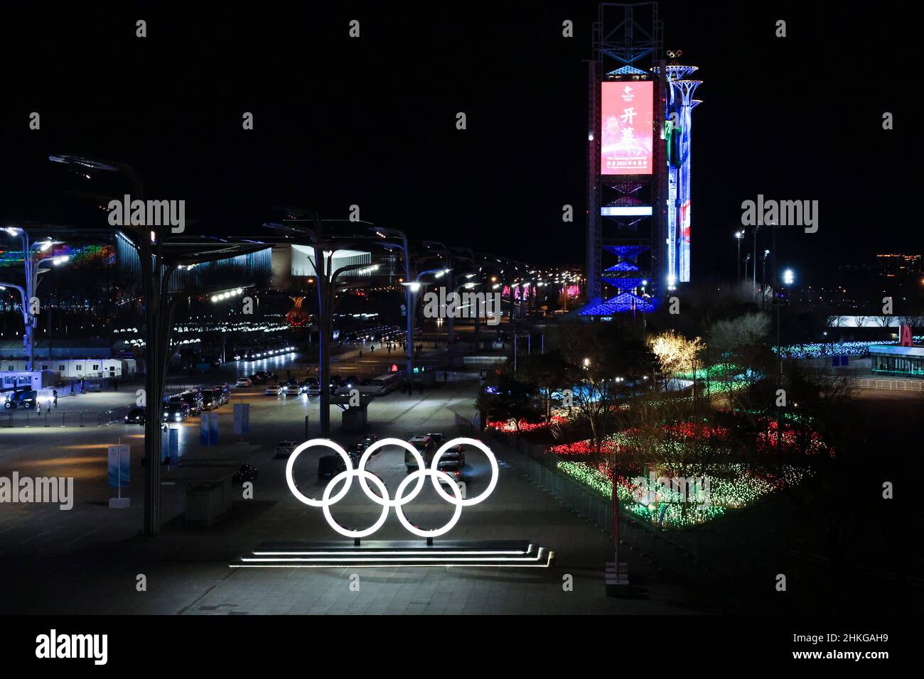 Beijing, China. 4th Feb, 2022. Photo taken on Feb. 4, 2022 shows the ...