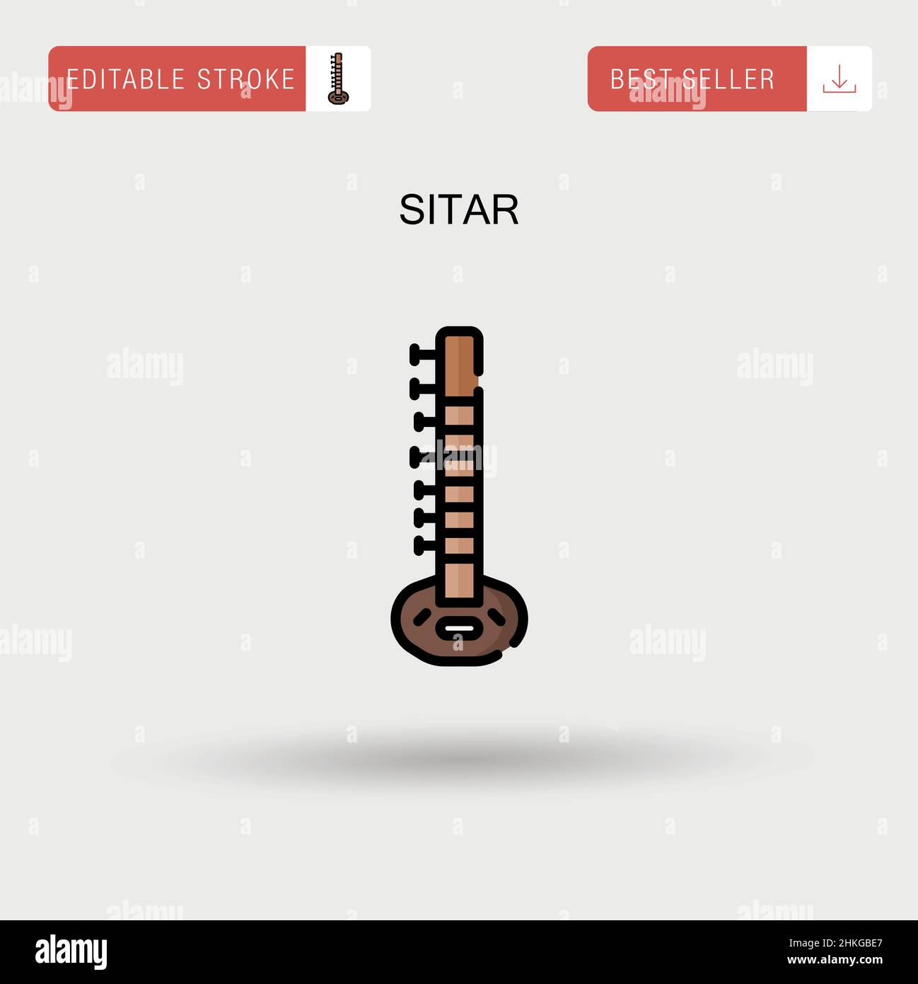 Sitar isolated hi-res stock photography and images - Alamy