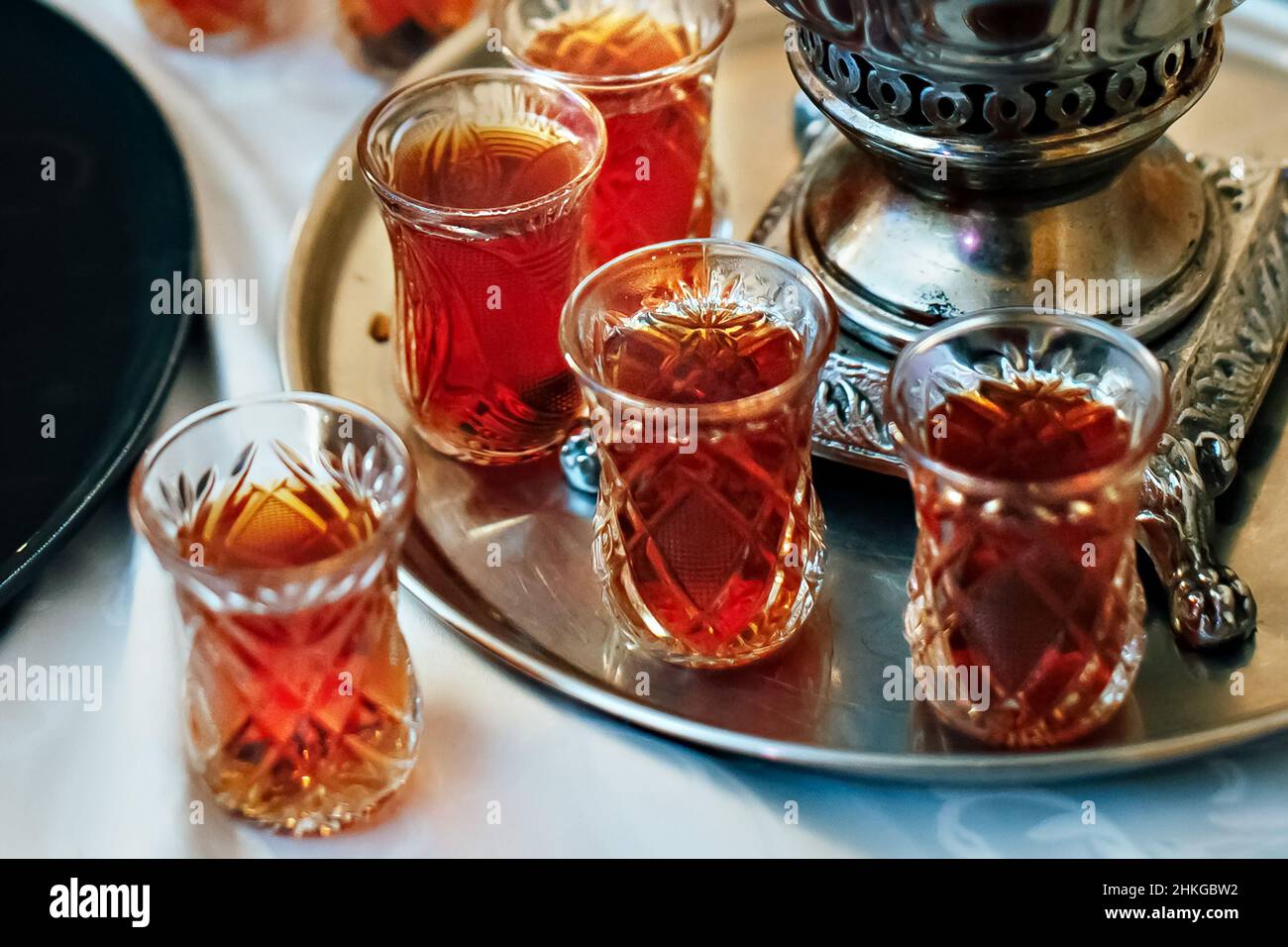 Traditional turkish samovar hi-res stock photography and images - Alamy