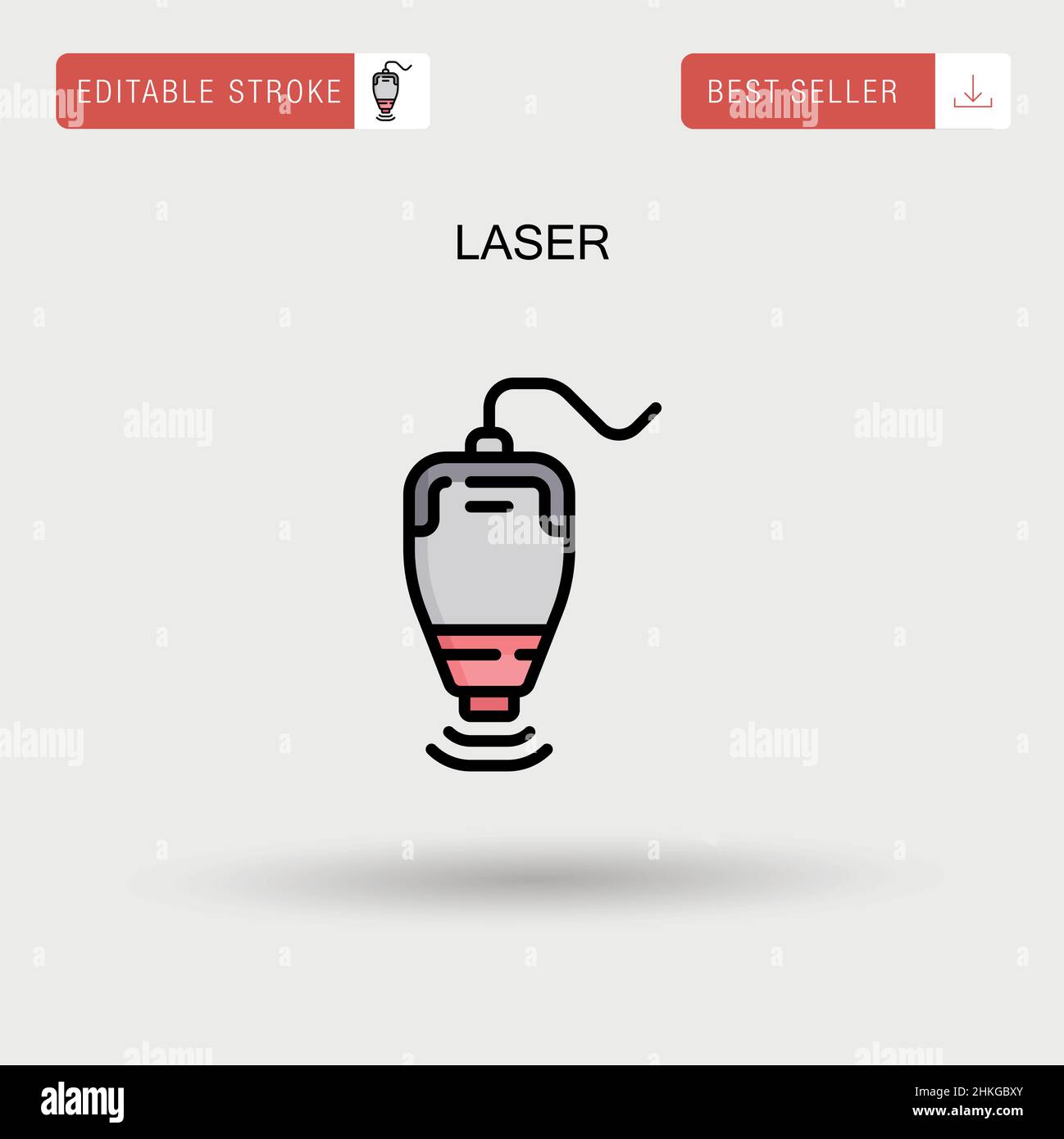 Laser Simple vector icon Stock Vector Image & Art - Alamy