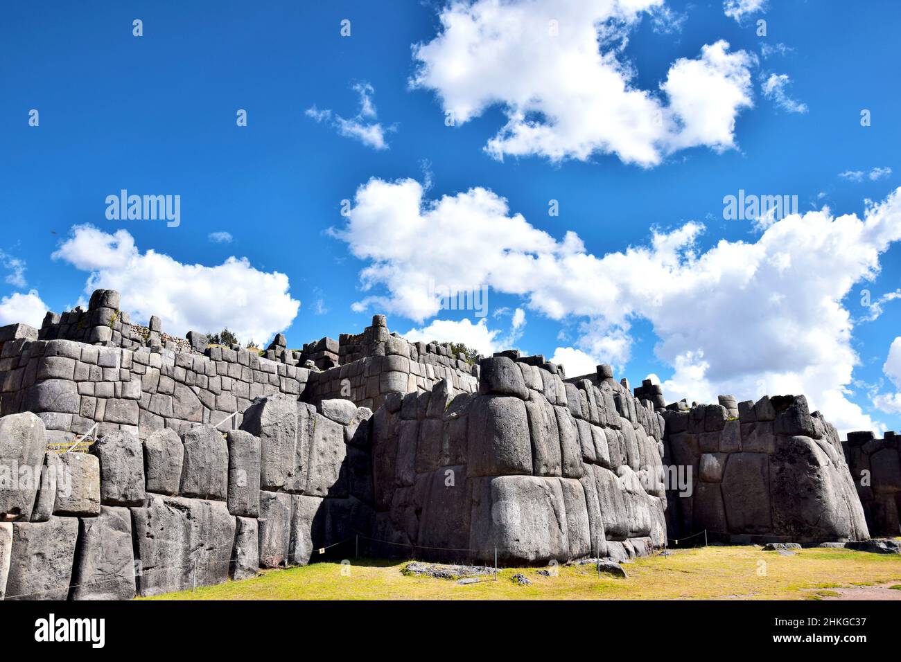 Andean scenery and Incas ruins Stock Photo - Alamy