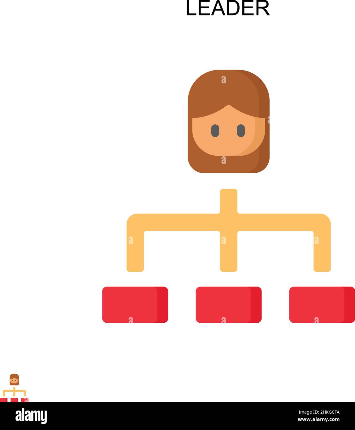 Group leader icon hi-res stock photography and images - Alamy