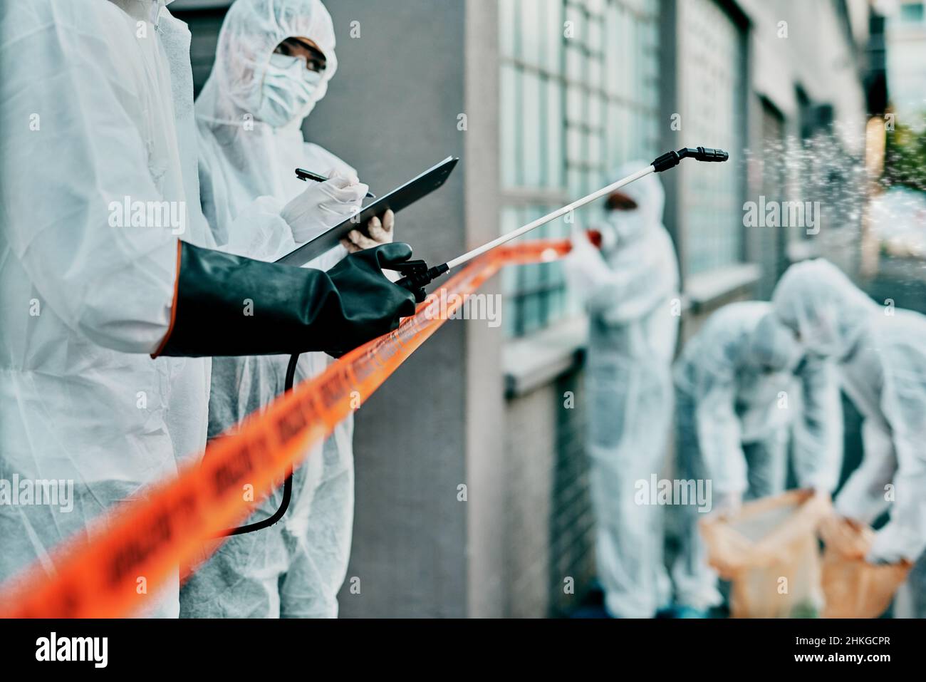 Fighting the war against an invisible enemy Stock Photo - Alamy