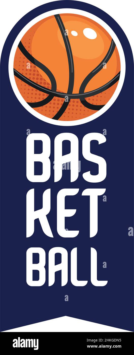 basketball lettering with ball Stock Vector Image & Art - Alamy
