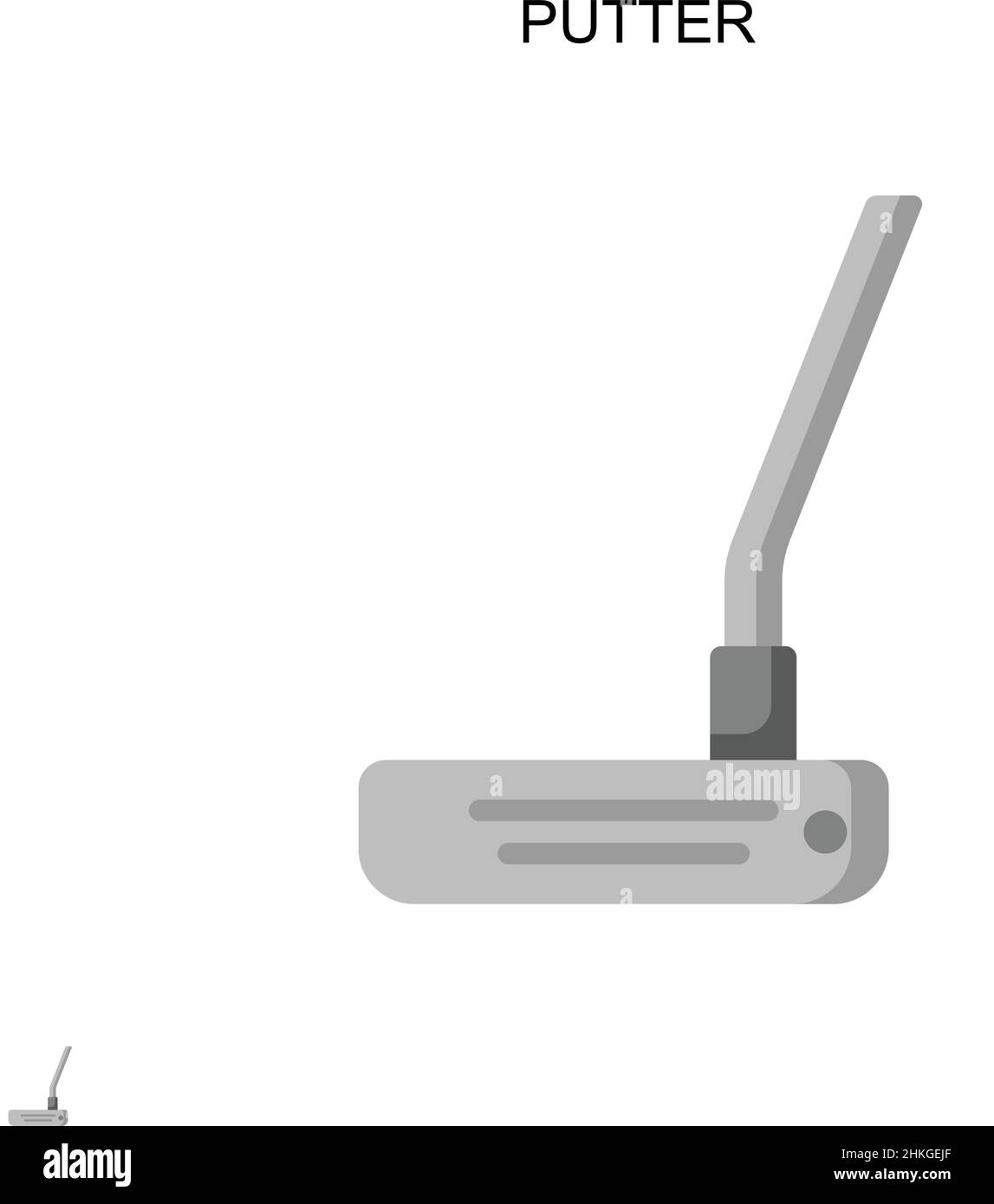 Putter icon hi-res stock photography and images - Alamy