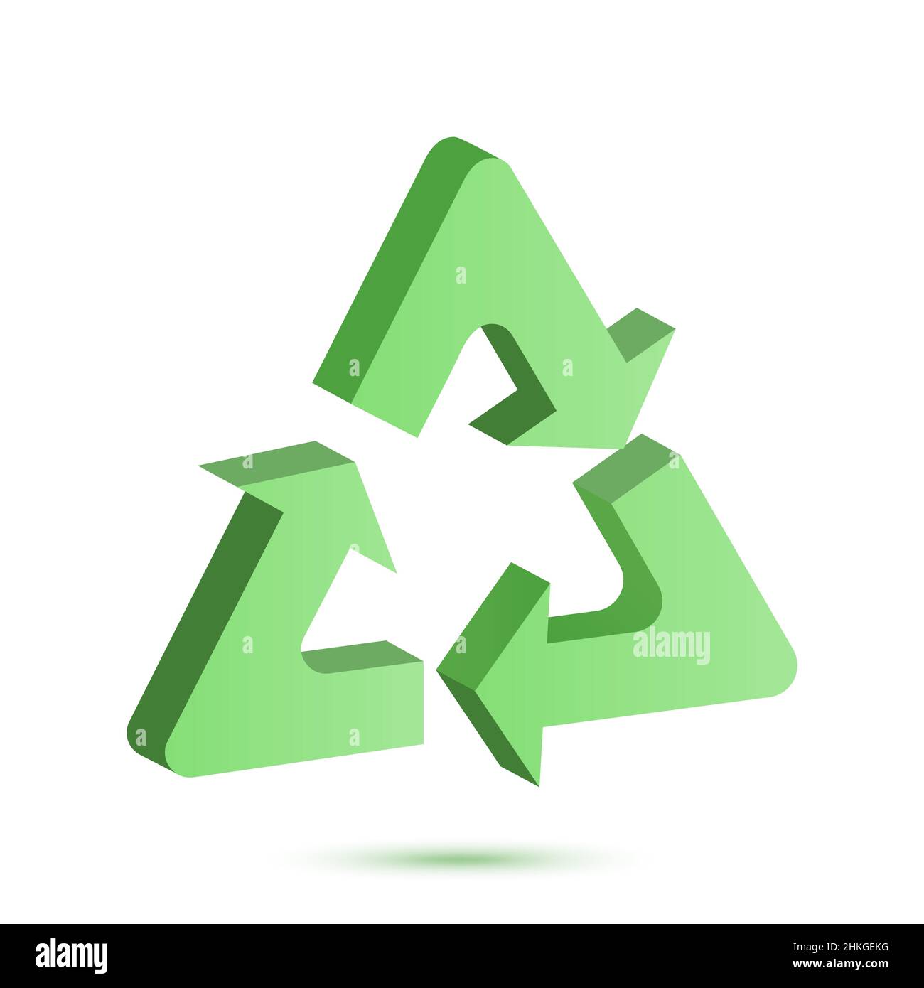 Green rotating cycle illustration Stock Vector Images - Alamy