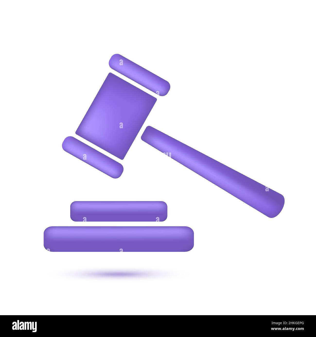 Gavel illustration Stock Vector Images - Alamy