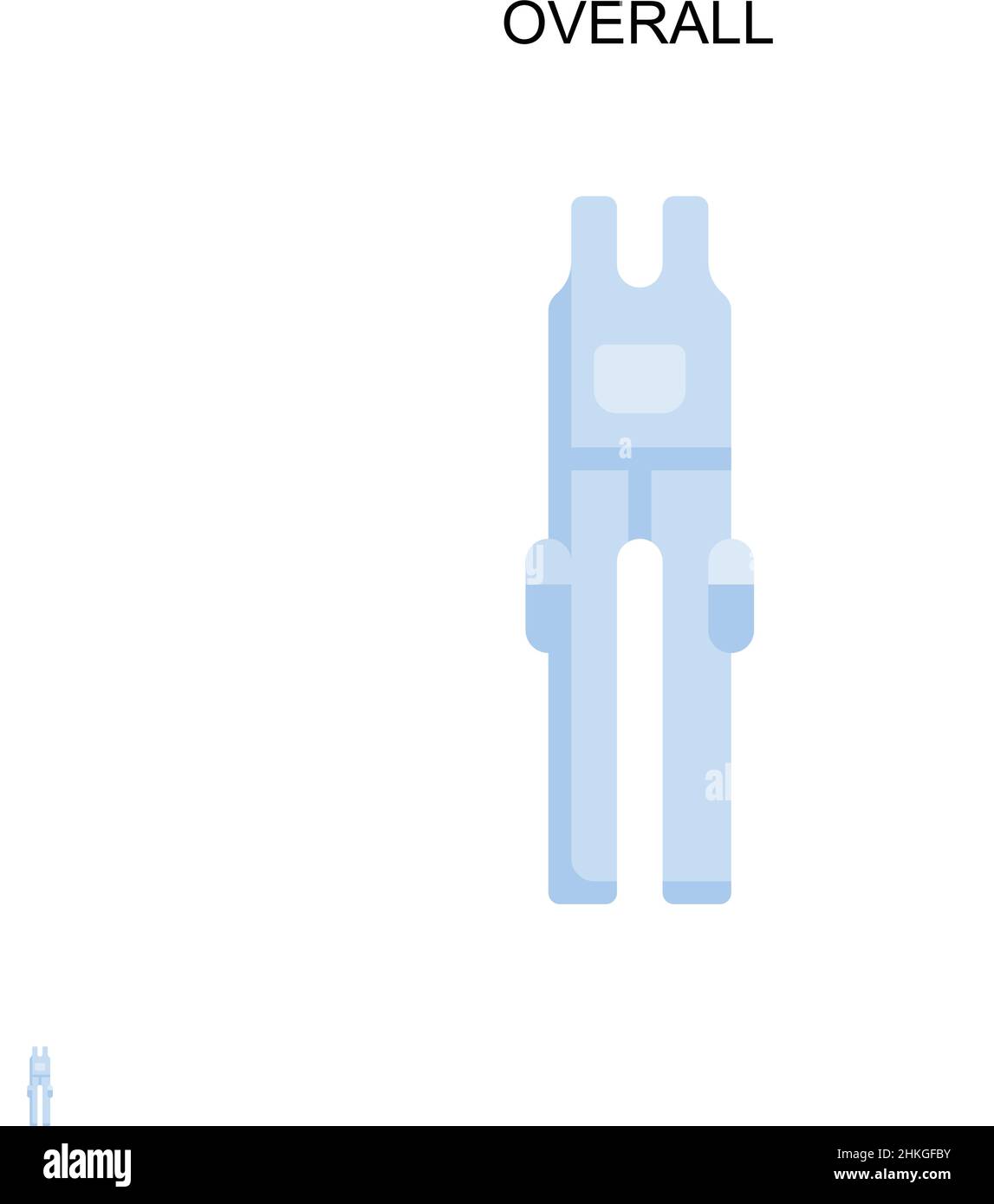 Overall Simple vector icon. Illustration symbol design template for web ...