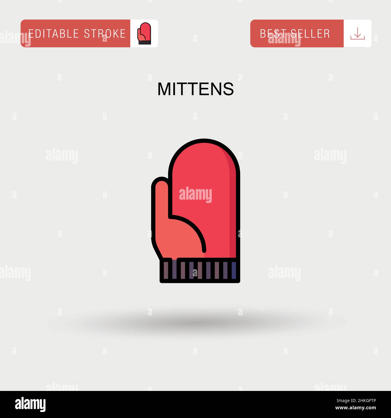 Wool mittens design hi-res stock photography and images - Alamy