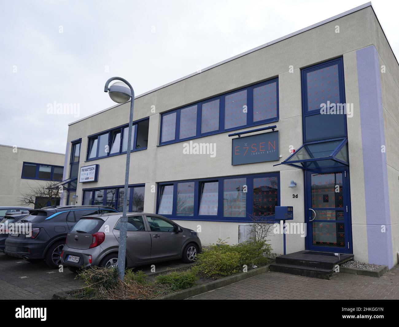 Glinde, Germany. 04th Feb, 2022. View of the indoor golf facility ...