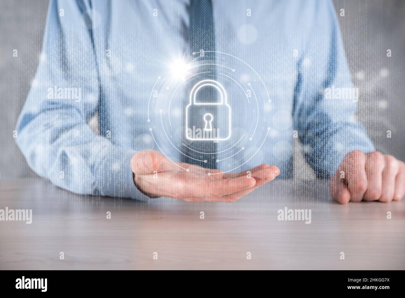 Cyber security network. Padlock icon and internet technology networking ...