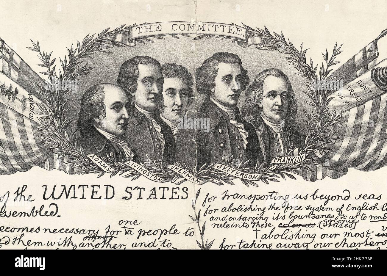 Signers declaration independence hi-res stock photography and images ...