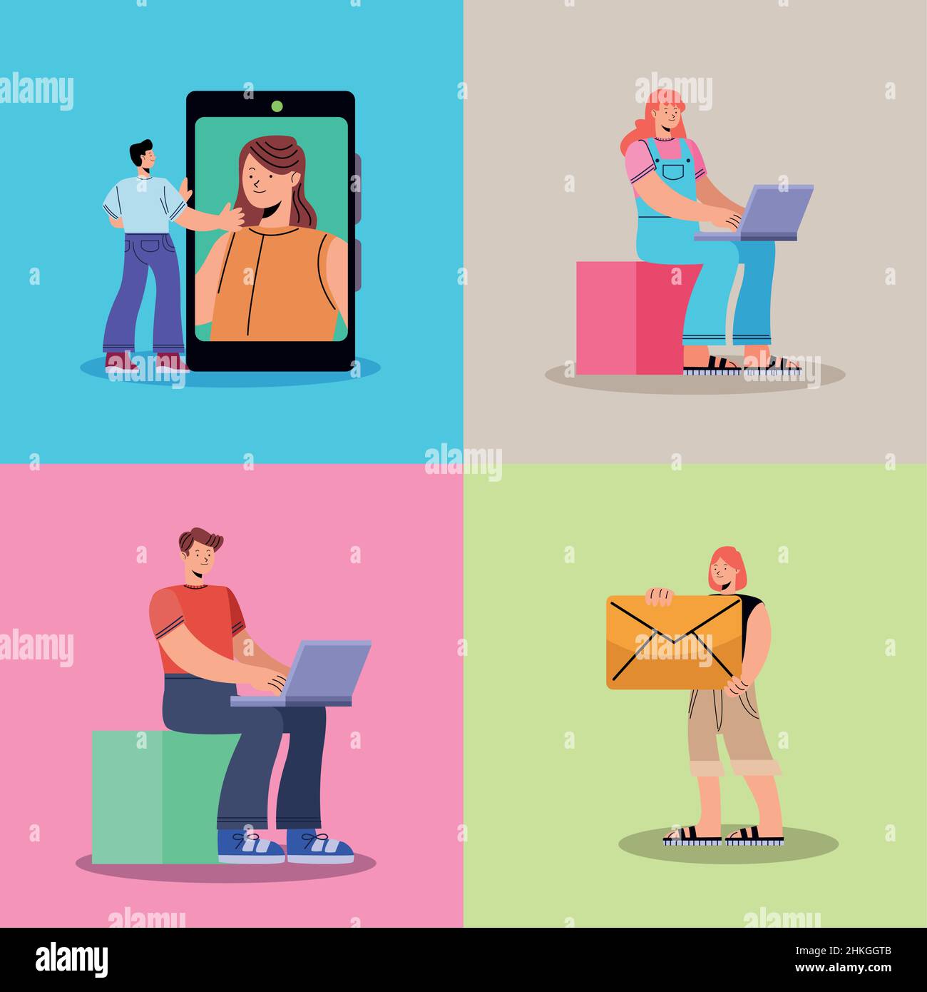 innovative people group Stock Vector Image & Art - Alamy