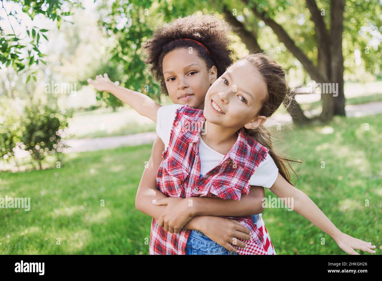 Children Hugging Each Other