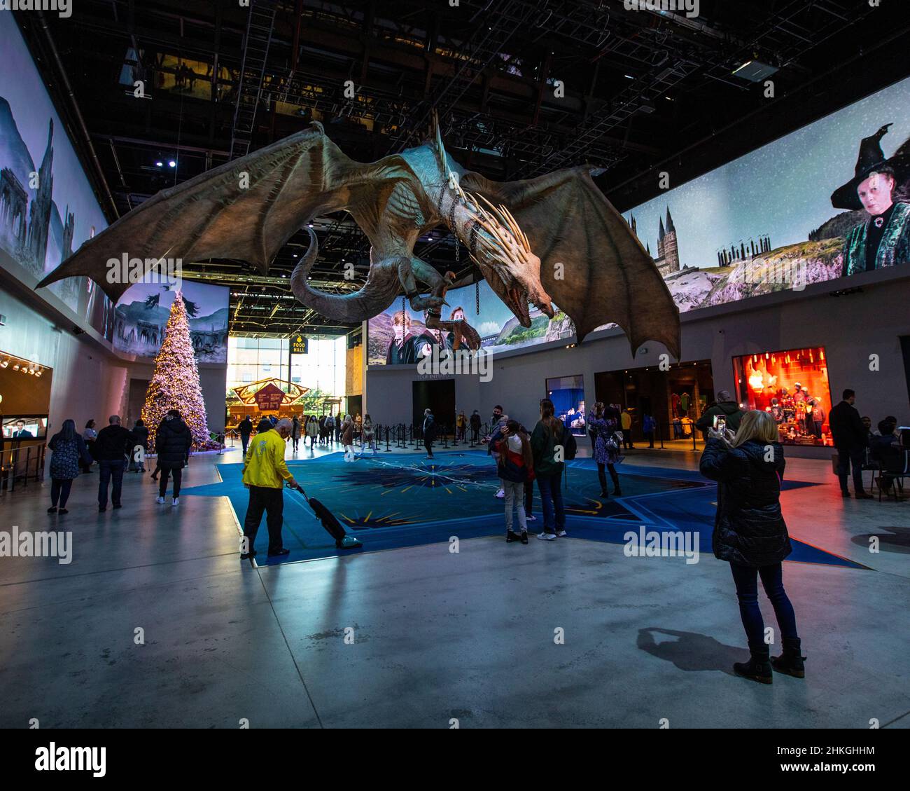 Leavesden, UK - January 9th 2022: The entrance foyer to The Making of ...