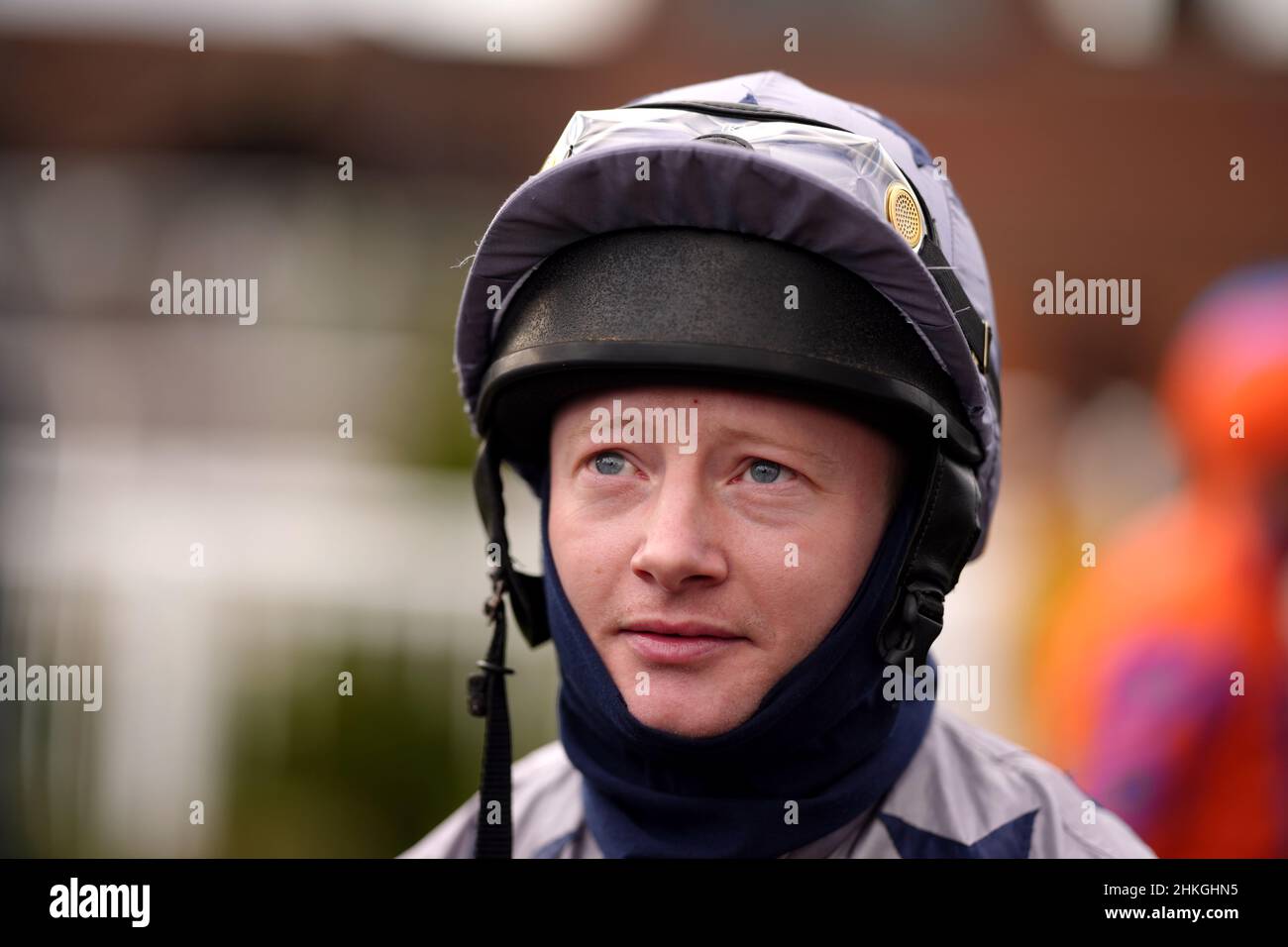 Jockey William Carson at Lingfield Park Racecourse, Surrey. Picture ...