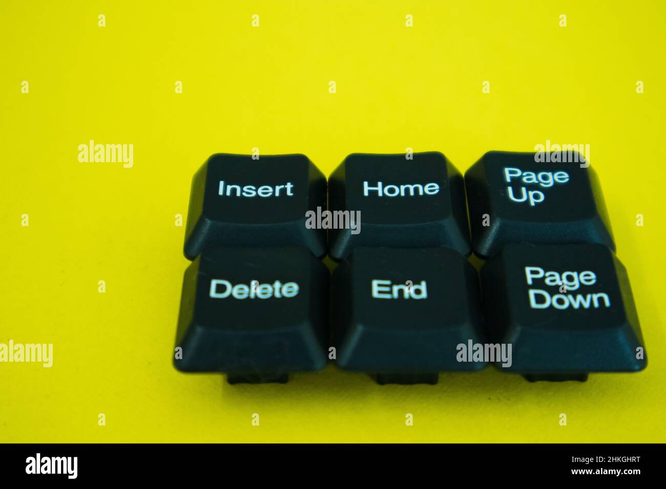 Navigation keys of a computer keyboard Stock Photo - Alamy