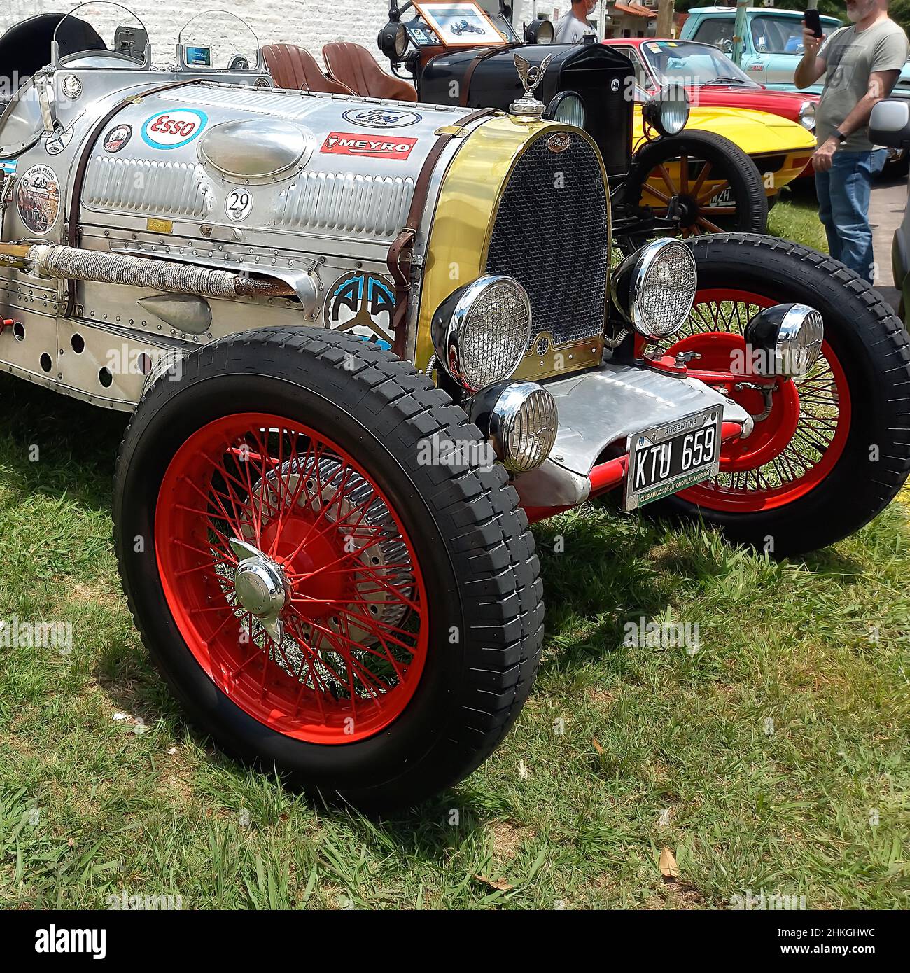 Nose of a sporty vintage Ford Model A baquet tuned for racing. CADEAA ...