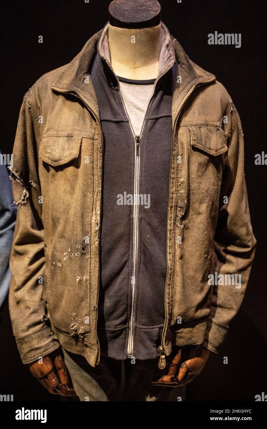 Leavesden, UK - January 9th 2022: Clothing worn by Daniel Radcliffe as ...