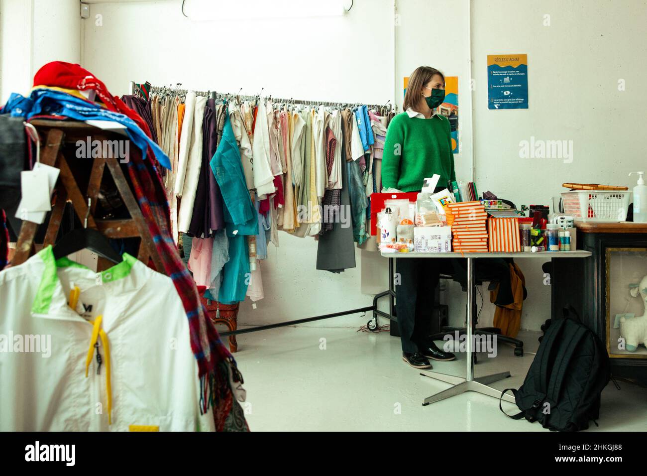 France, Paris, 2022-02-04. Inauguration of the first Emmaus Campus, a ...